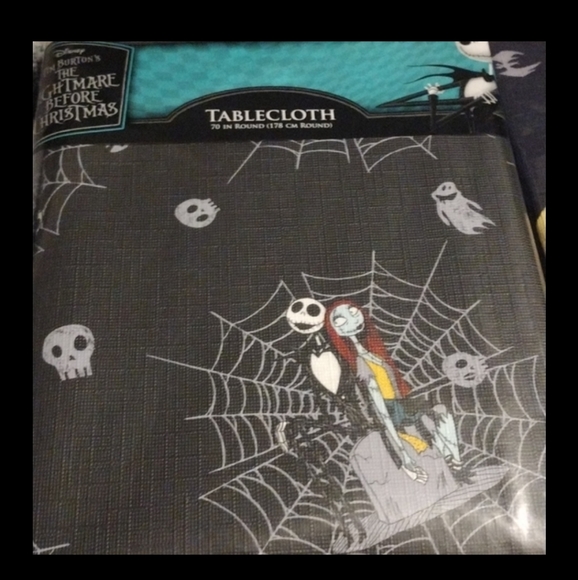Disney | Dining | New Disney The Nightmare Before Christmas Tablecloth ...